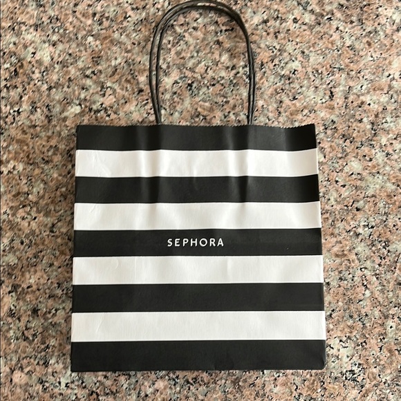 Sephora | Bags | Sephora Black And White Signature Gift Bag | Poshmark